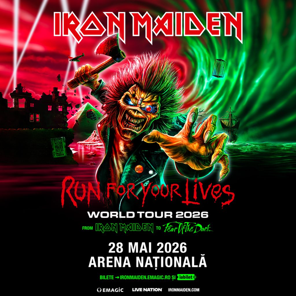 IRON MAIDEN – „RUN FOR YOUR LIVES” World Tour, Arena Națională ...